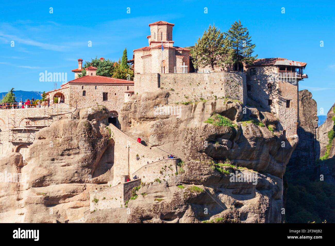 The Monastery of Varlaam is the second largest monastery in the Meteora ...