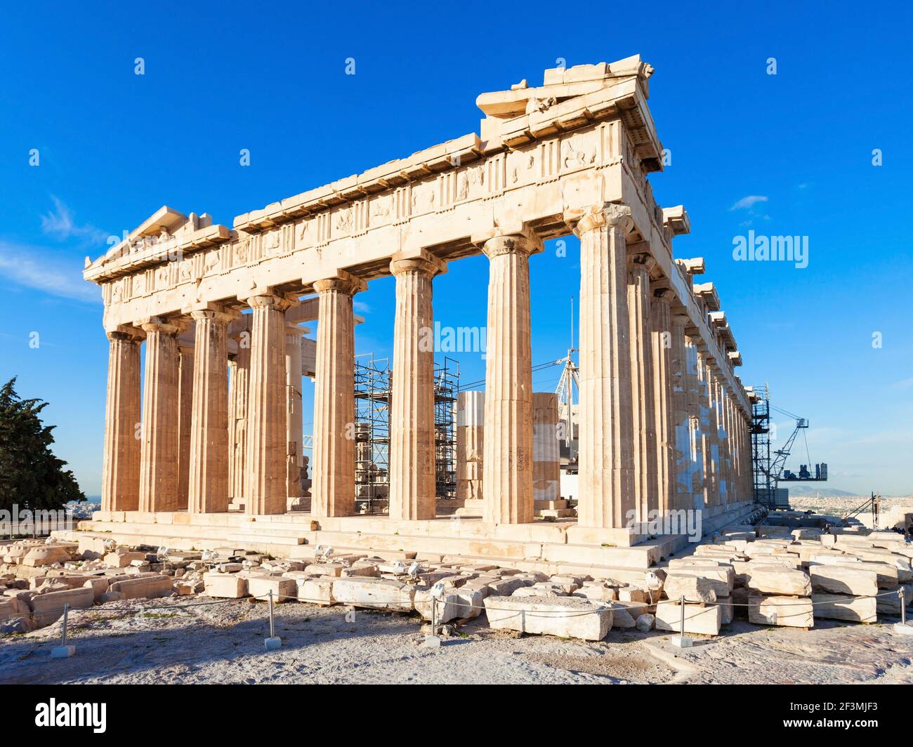 The Parthenon is a former greek temple on the Athenian Acropolis in Greece, dedicated to the ...