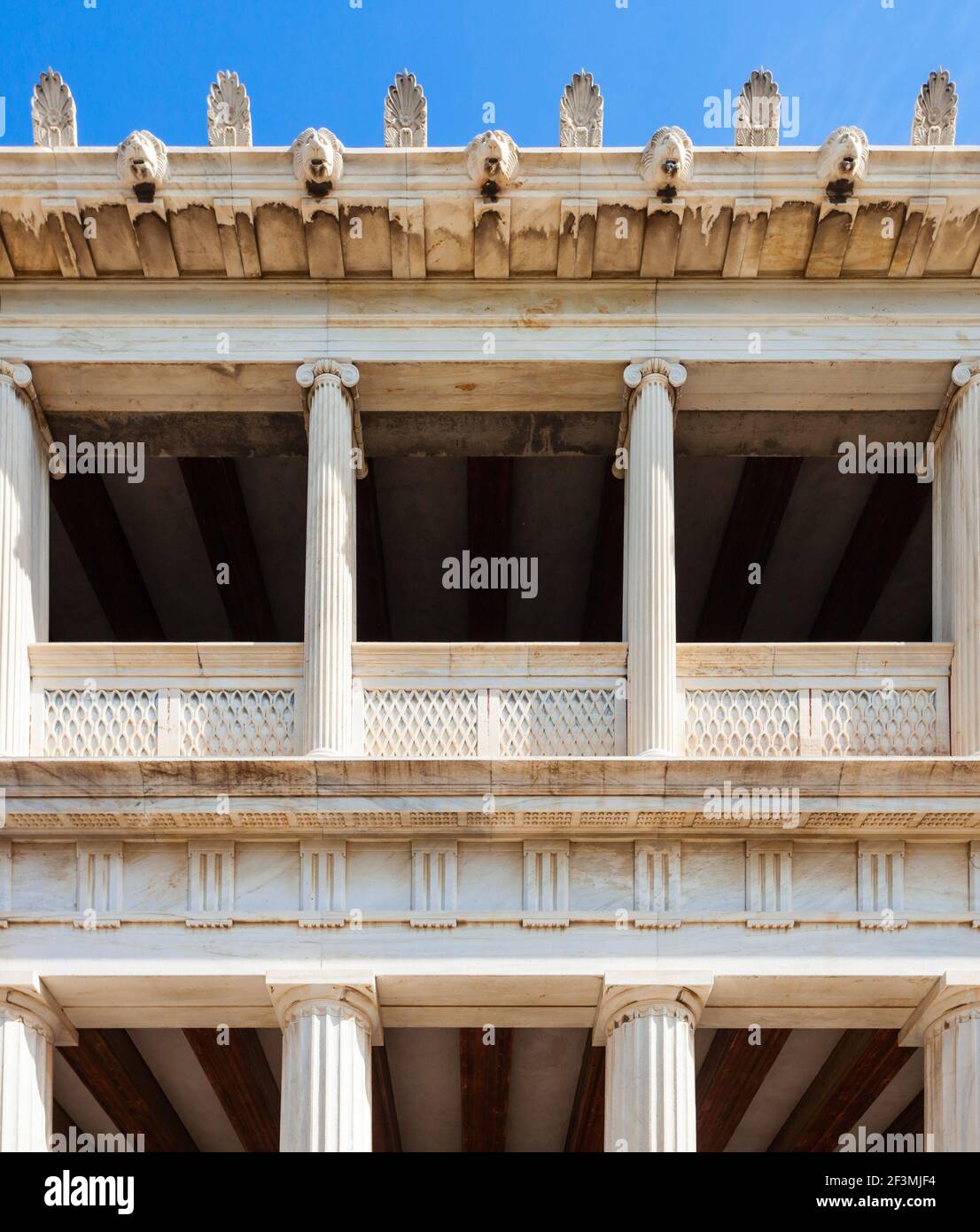 The Stoa of Attalos or Attalus was a stoa in the Ancient Agora of ...