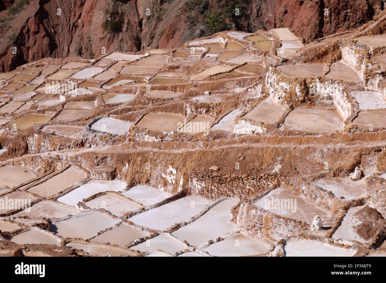 The old tiles of the ancient nature-amphitheater in-between the ...