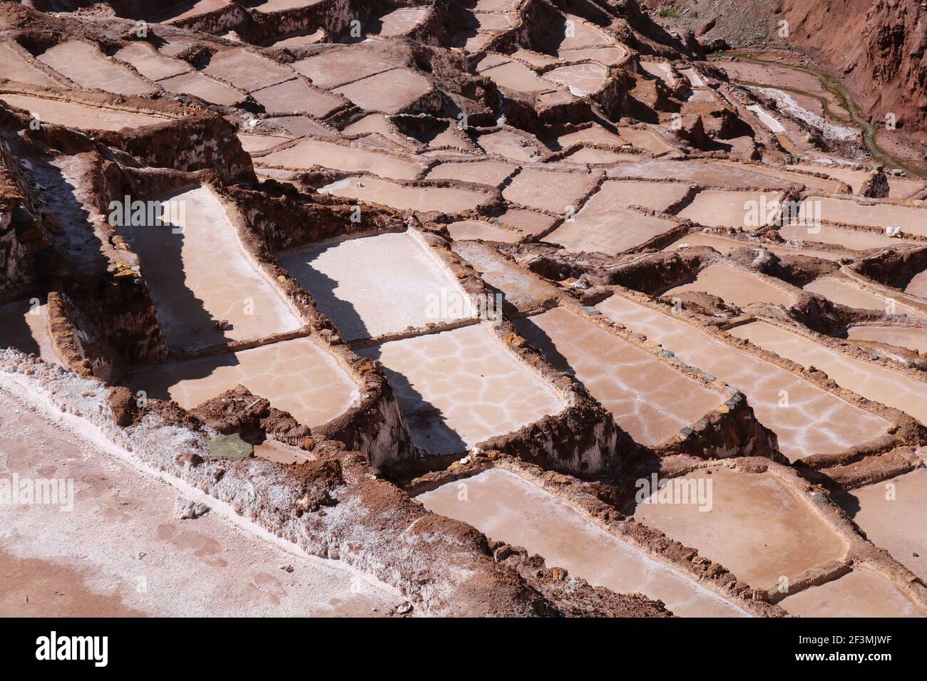The old tiles of the ancient nature-amphitheater in-between the ...