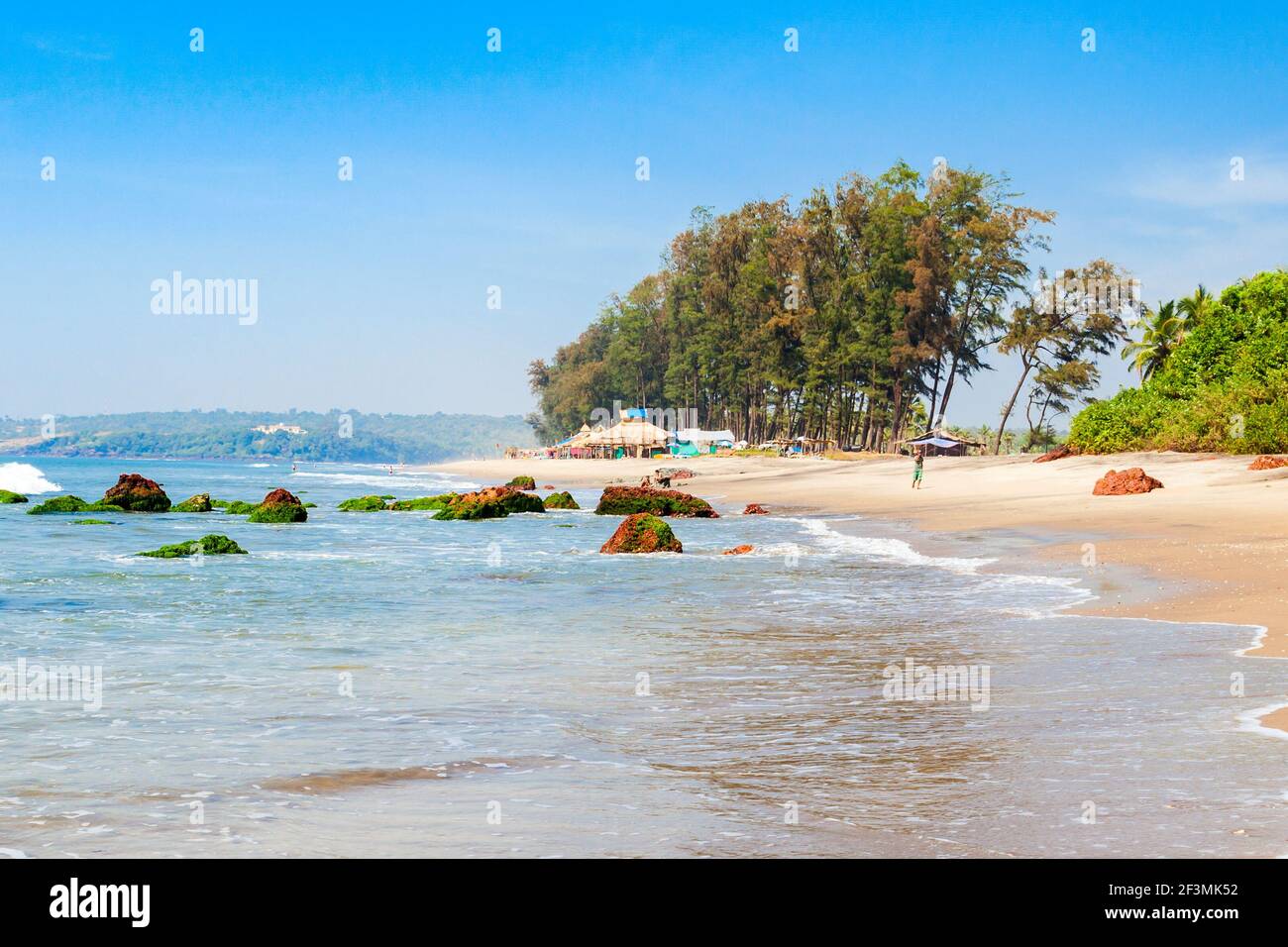 Keri or Kerim or Querim beach in north Goa, India Stock Photo - Alamy