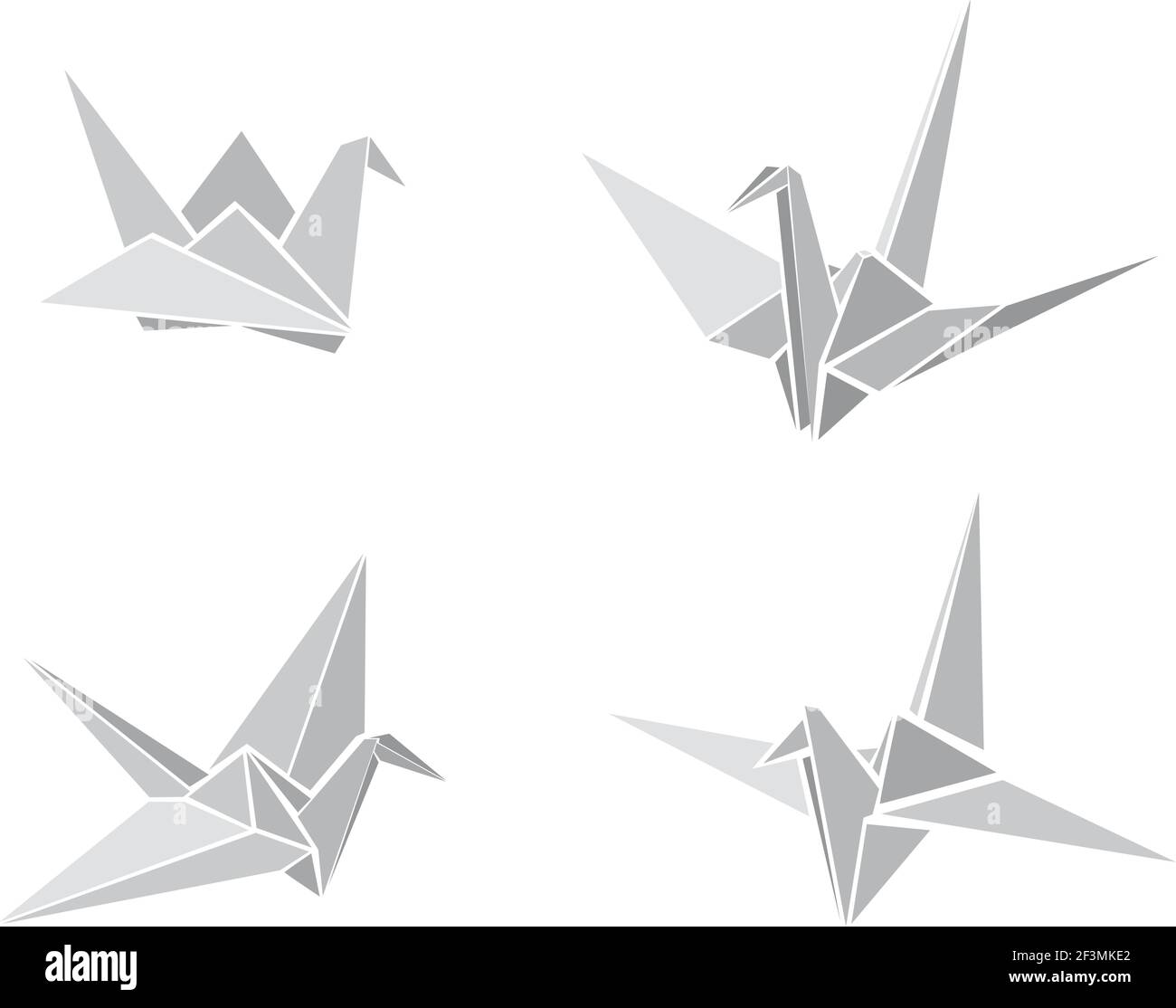 Origami vector set Stock Vector Image & Art - Alamy