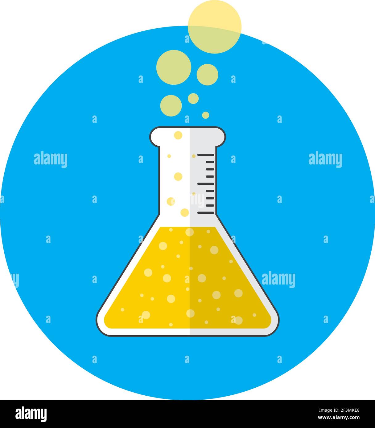 test tube flat icon Stock Vector Image & Art - Alamy