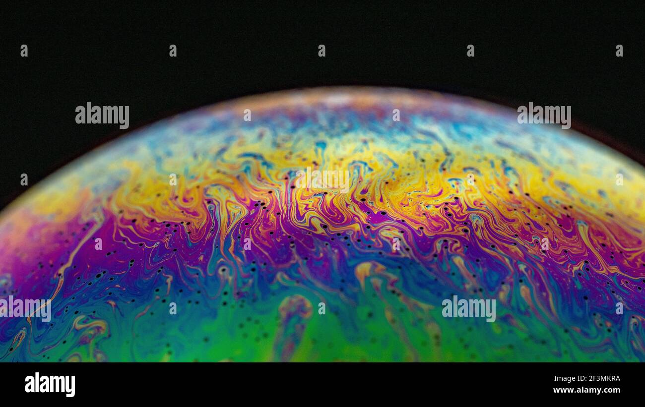 Dots on soap bubble hi-res stock photography and images - Alamy