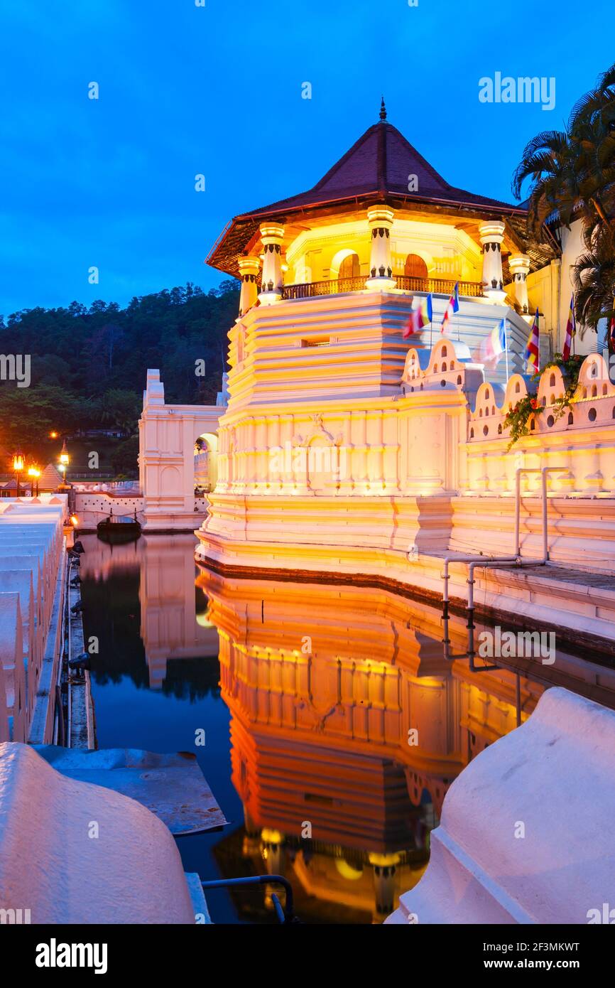Temple of the Sacred Tooth Relic or Sri Dalada Maligawa in Kandy at ...