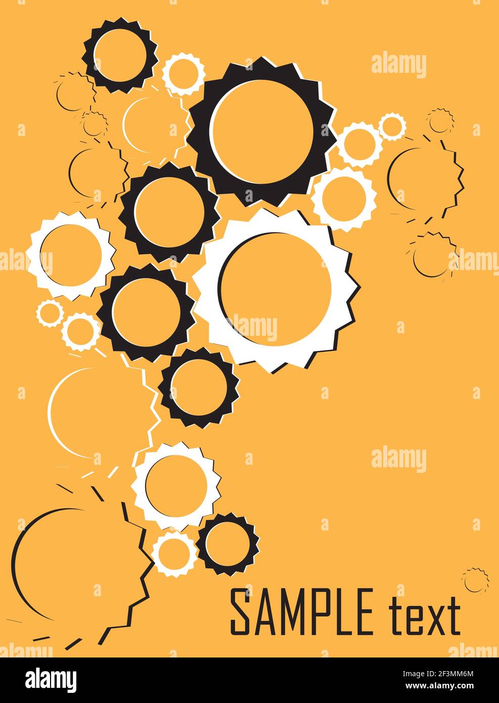 Abstract gears background Stock Vector Image & Art - Alamy