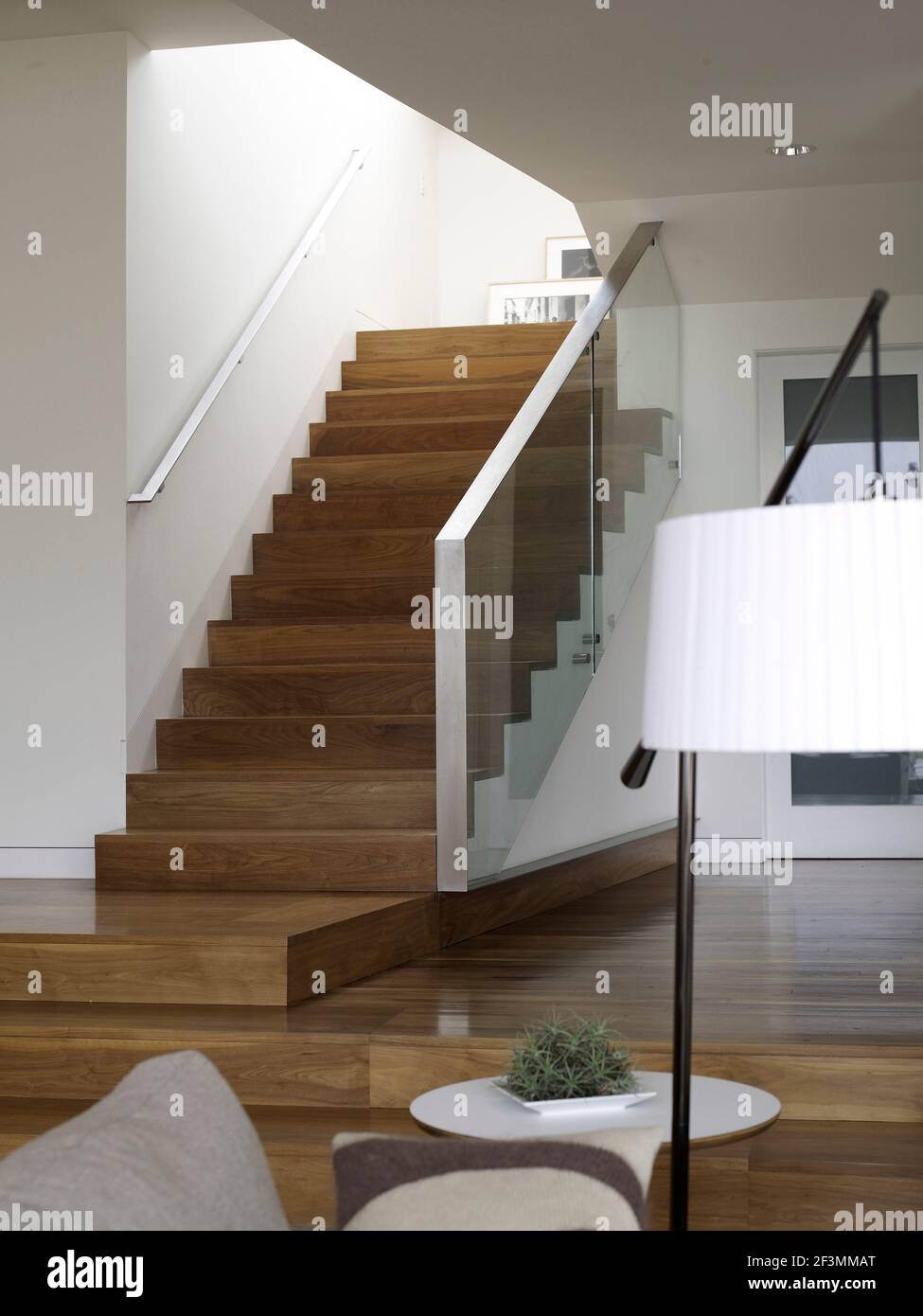 Open plan living room staircase hi-res stock photography and images - Alamy