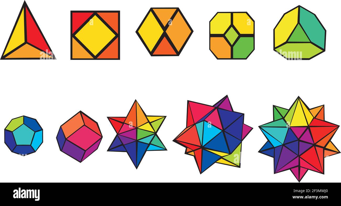 Set of geometric shapes Stock Vector Image & Art - Alamy