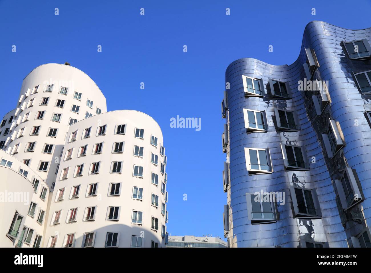 Residential complex neuer zollhof by frank gehry hi-res stock ...