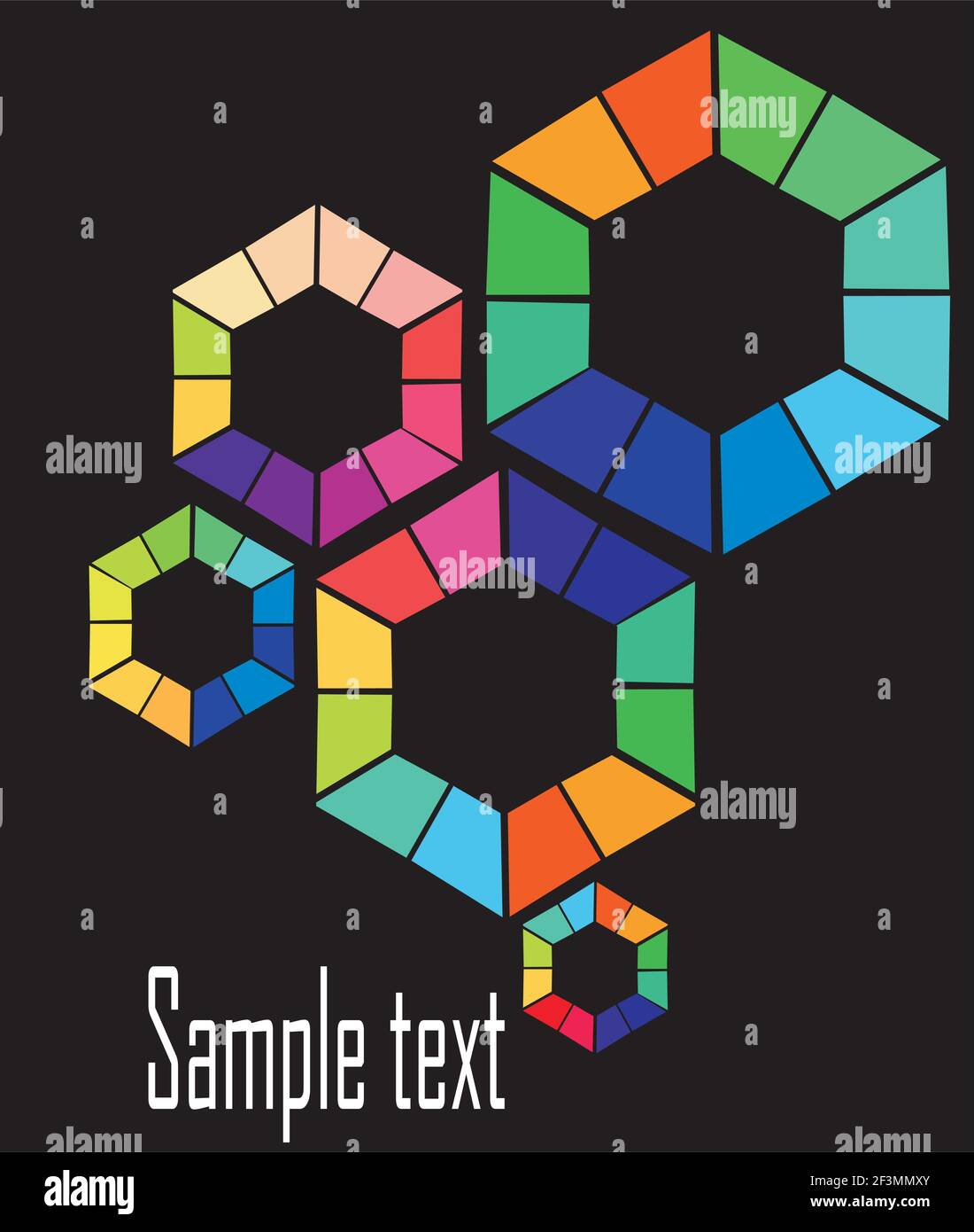 Hexagon - abstract design element Stock Vector Image & Art - Alamy