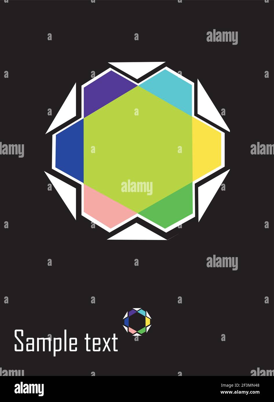 Hexagon - abstract design element Stock Vector Image & Art - Alamy