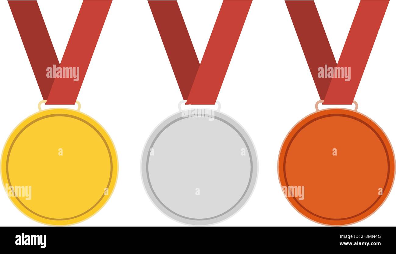 Silver medal 2 Cut Out Stock Images & Pictures - Alamy