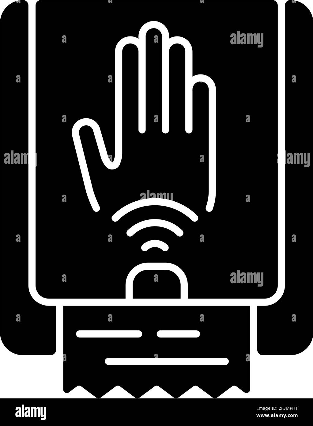 Contactless hand disinfection Stock Vector Images - Alamy