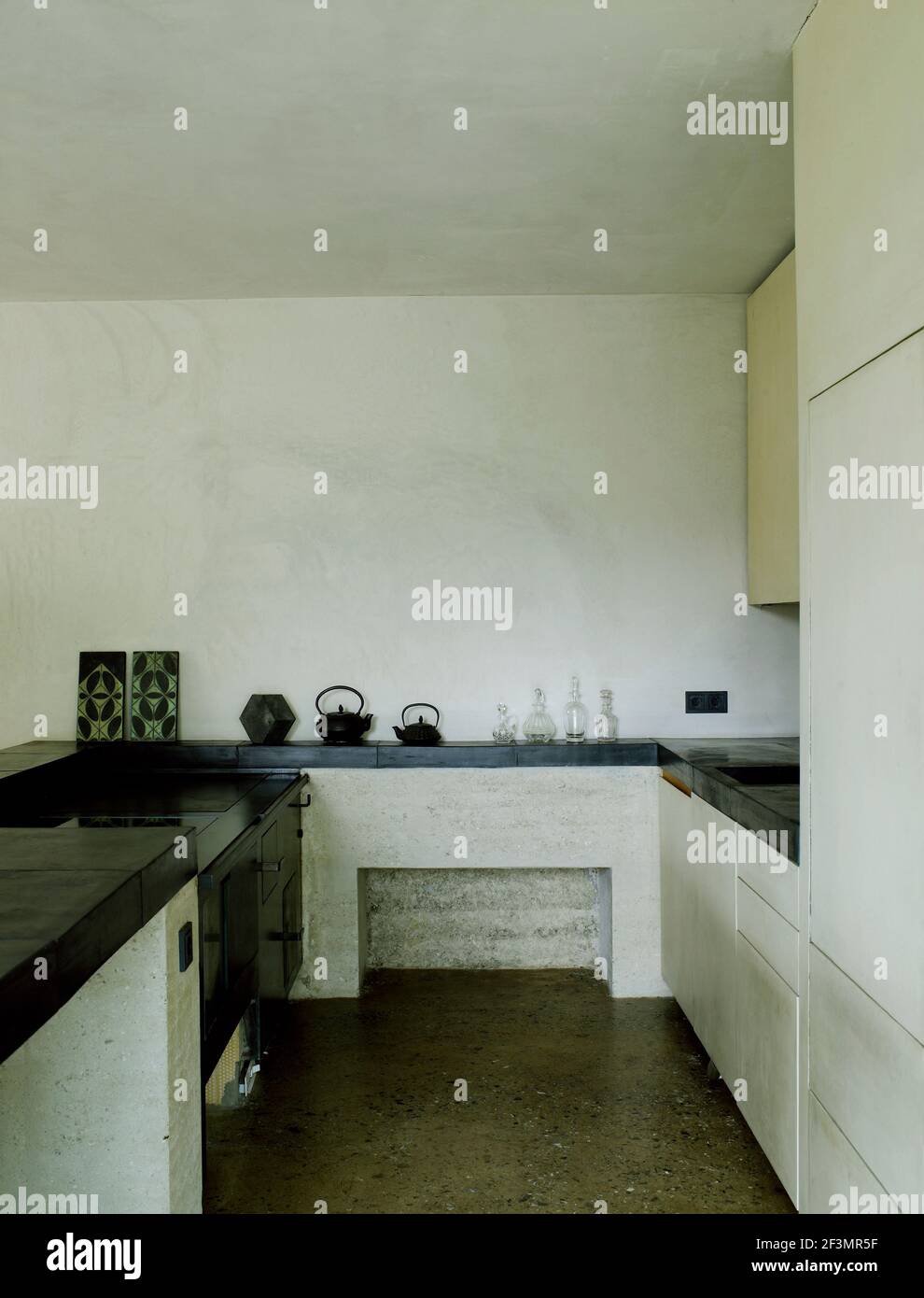 Rustic style kitchen in Austrian home Stock Photo - Alamy