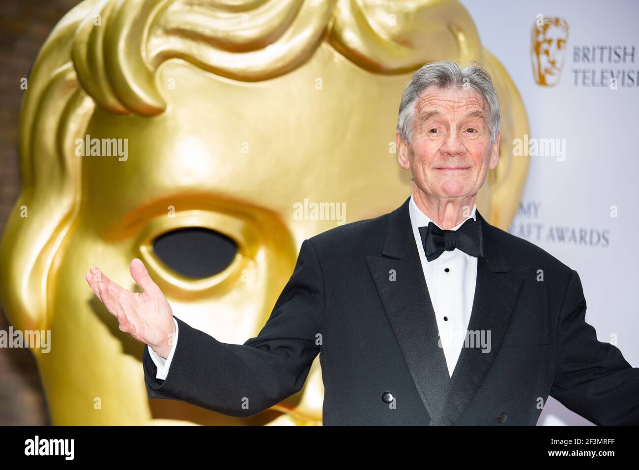 Sir Michael Palin pictured at the British Academy Television Craft ...