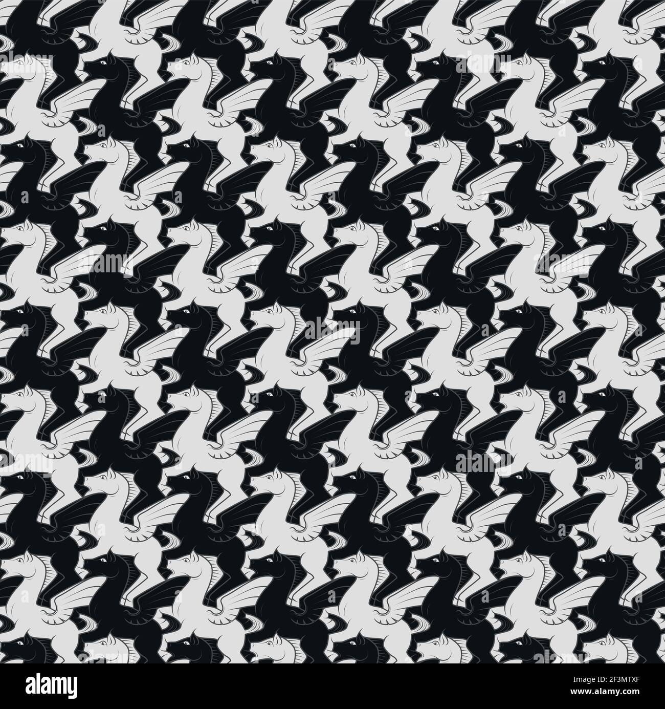 Horse Tessellation Template