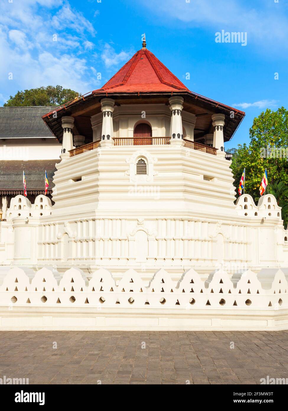 Temple of the Sacred Tooth Relic or Sri Dalada Maligawa in Kandy, Sri ...