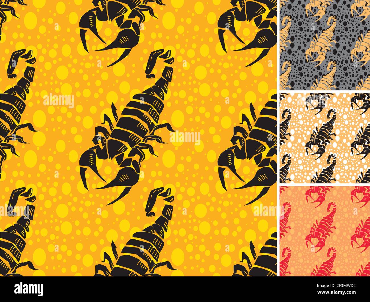 Yellow scorpion insect Stock Vector Images - Alamy