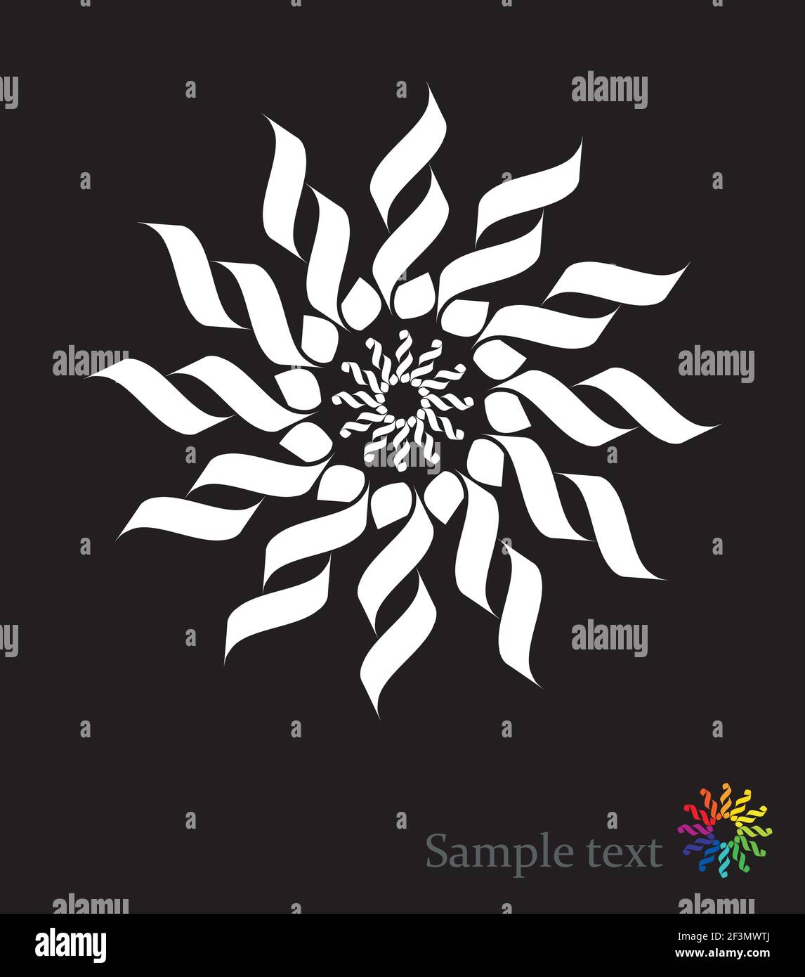 Vector sign. Abstract design elements Stock Vector Image & Art - Alamy