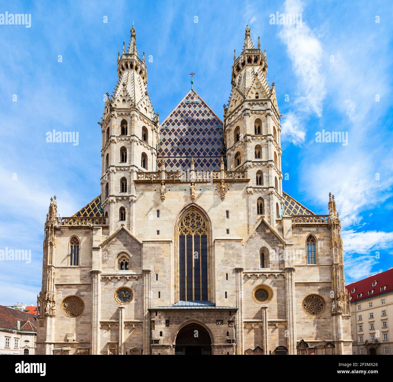 St. Stephens Cathedral in Vienna, Austria. St Stephens Cathedral is the ...
