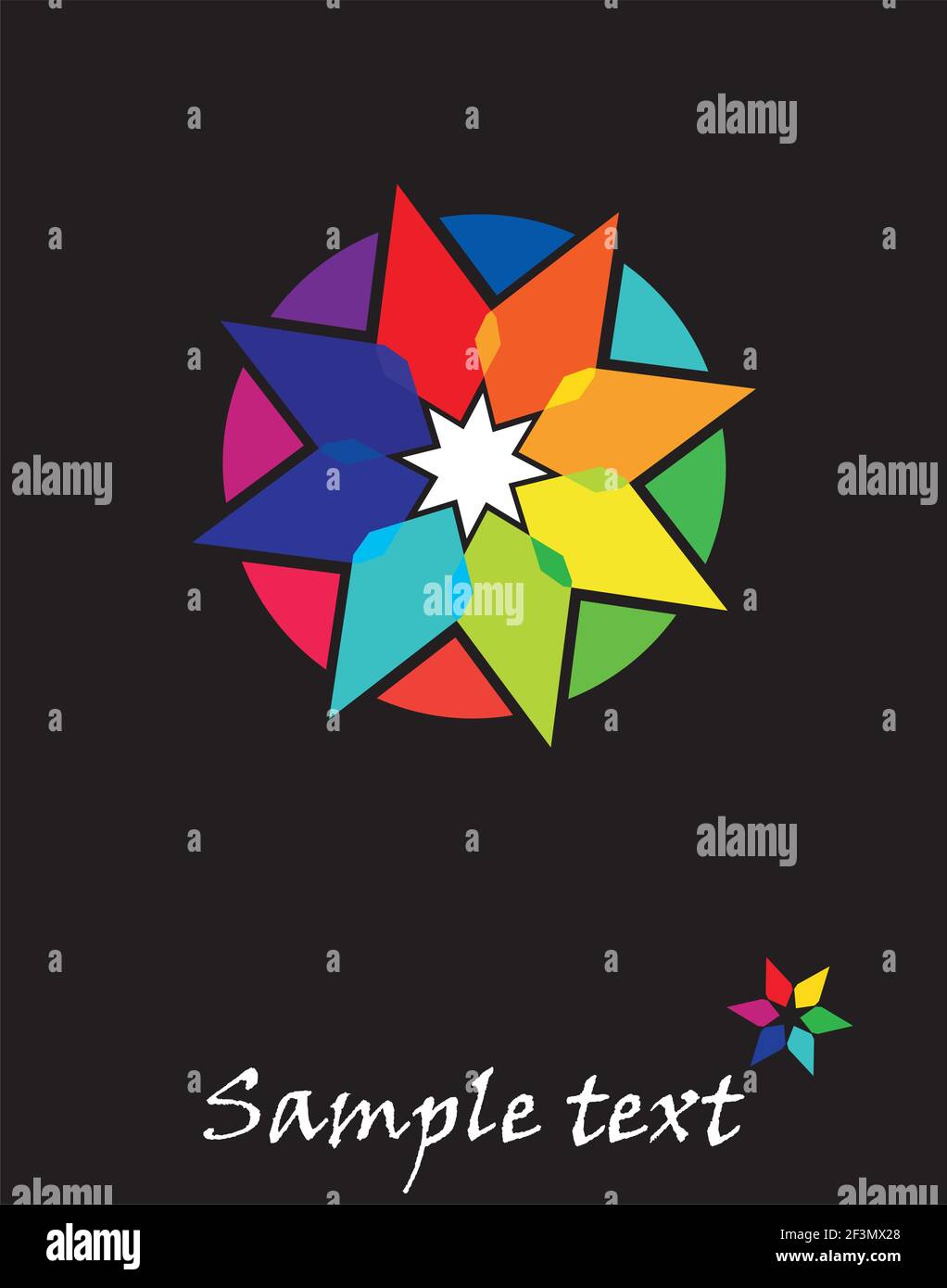 Vector sign. Abstract design elements Stock Vector Image & Art - Alamy