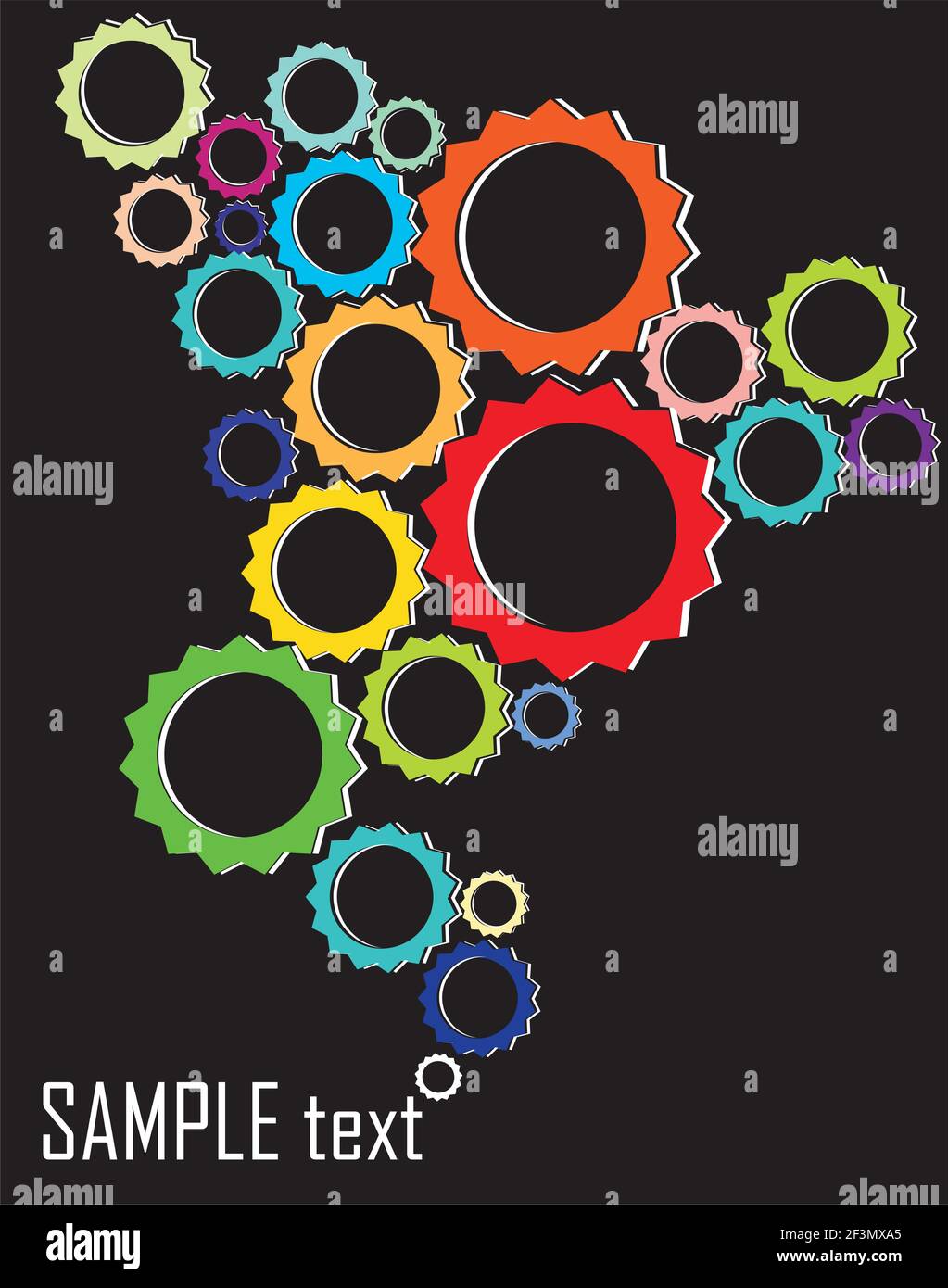 Abstract gears background Stock Vector Image & Art - Alamy