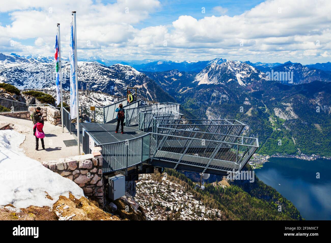 5 Fingers is a viewpoint platform in the Dachstein Mountains on Mount ...