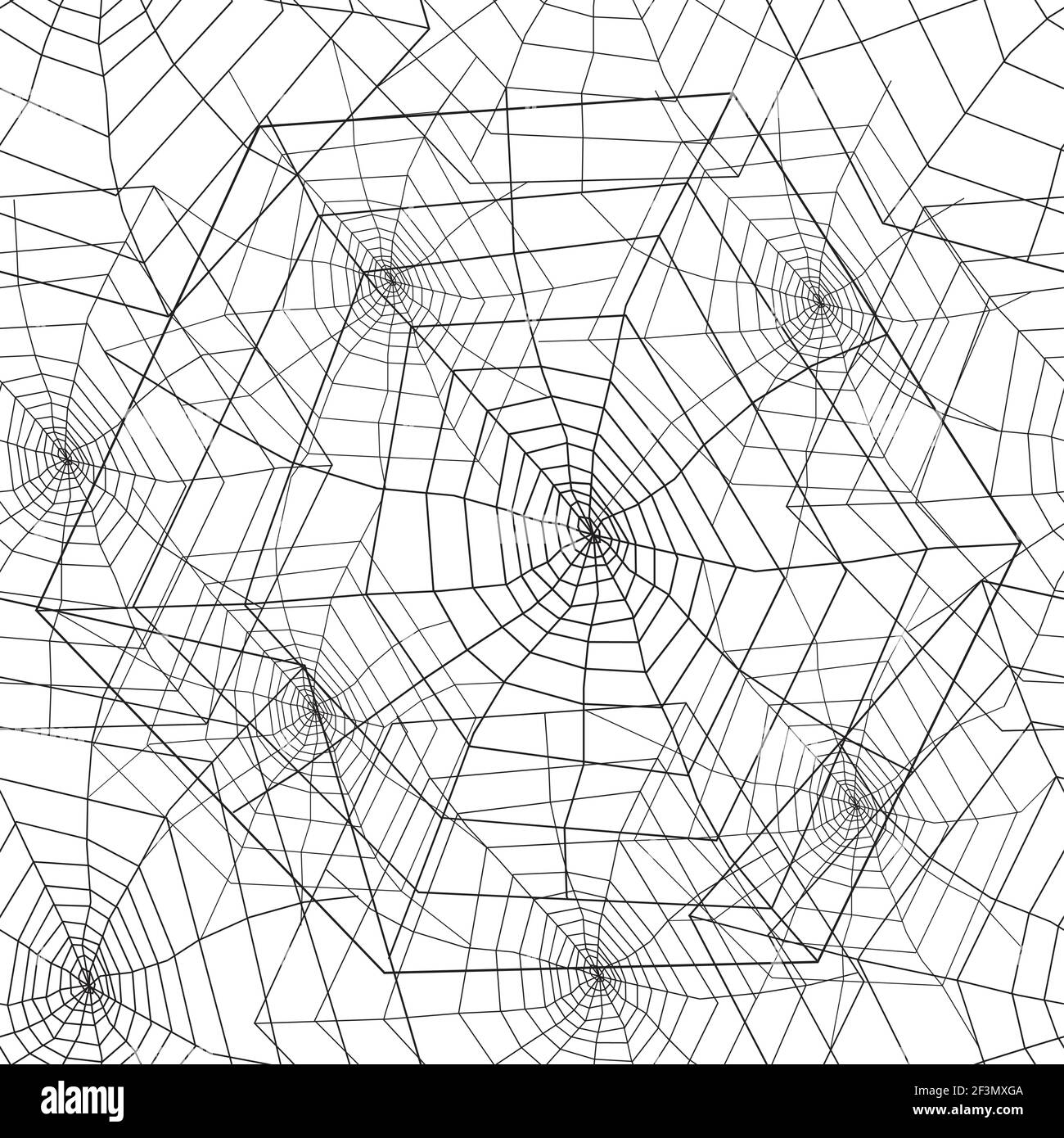 Spider web seamless pattern Stock Vector Image & Art - Alamy