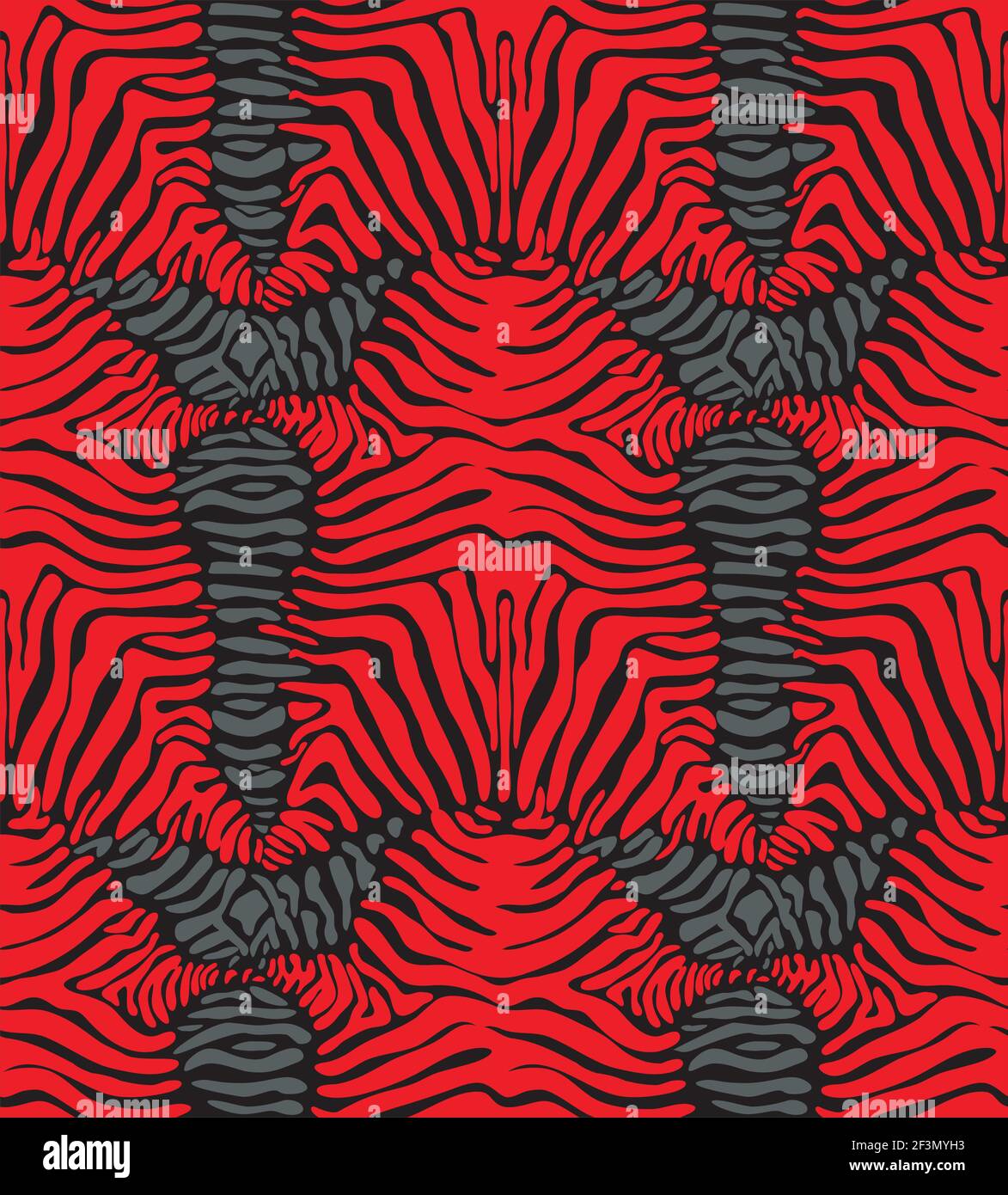 Seamless zebra skin pattern Stock Vector Image & Art - Alamy