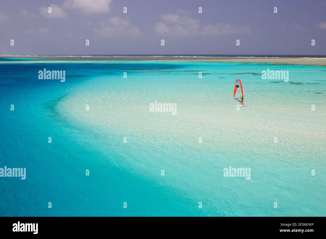 WINDSURFING - ILLUSTRATION - MARSHALL ISLANDS - CARINE CAMBOULIVES (FRA ...
