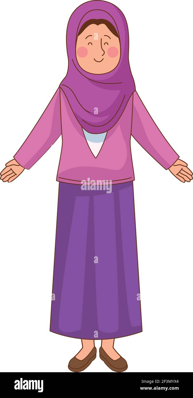 girl arabic character Stock Vector Image & Art - Alamy