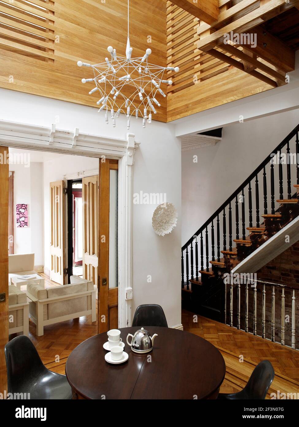 Open plan hallway living room hi-res stock photography and images - Alamy