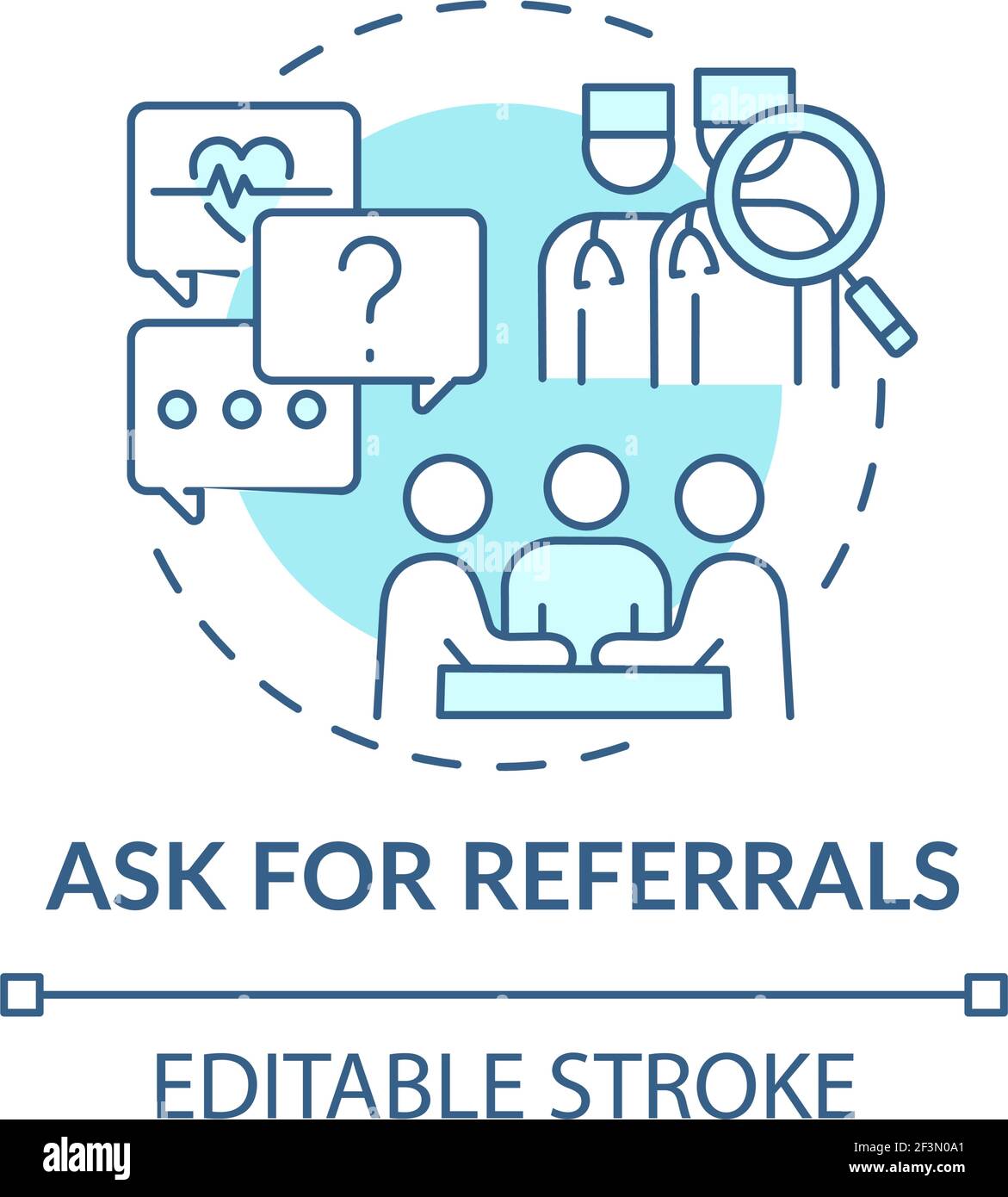 Ask for referrals blue concept icon Stock Vector Image & Art - Alamy Ask for referrals blue concept icon Stock Vector Image & Art - Alamy
