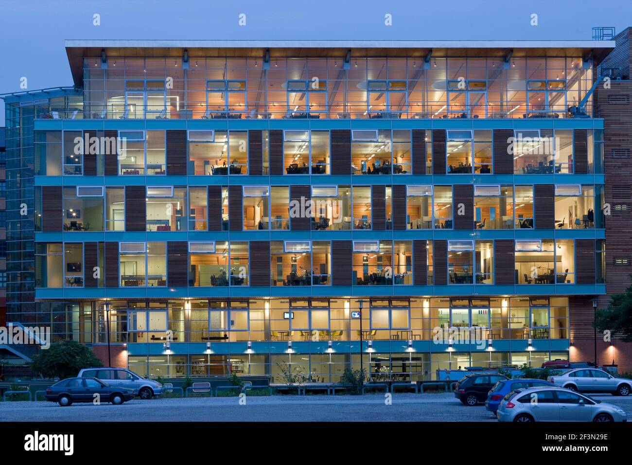 Ducie Street offices at dusk, Manchester, England, UK Stock Photo - Alamy