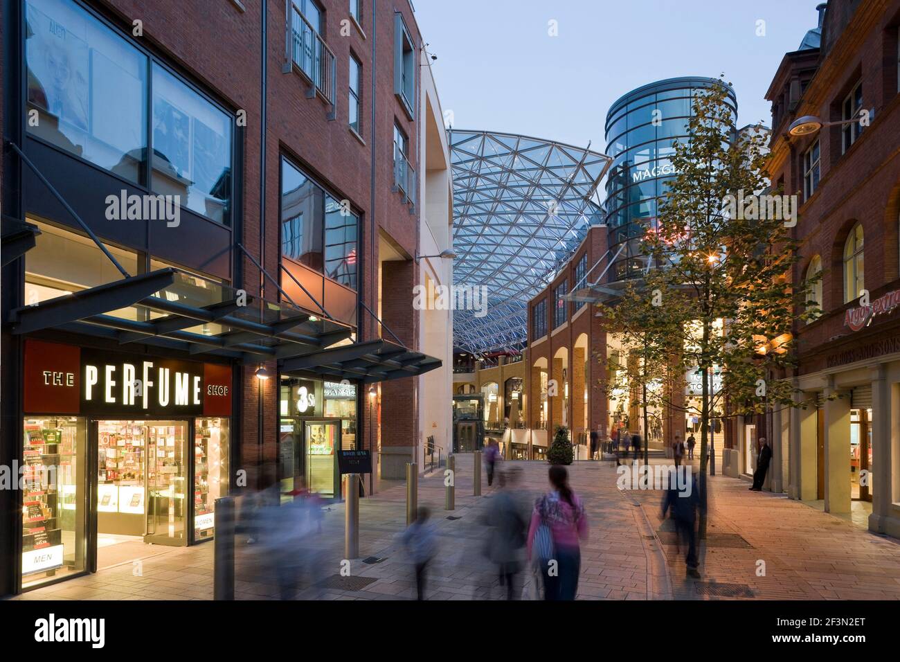 Victoria Square at dusk Stock Photo - Alamy