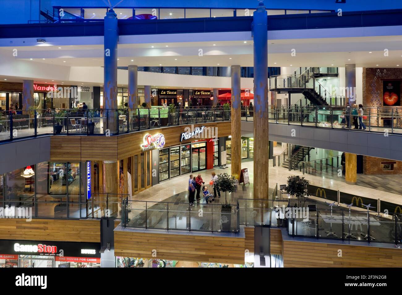 Food Court at Victoria Square in the evening | Architect: BDP | Stock ...