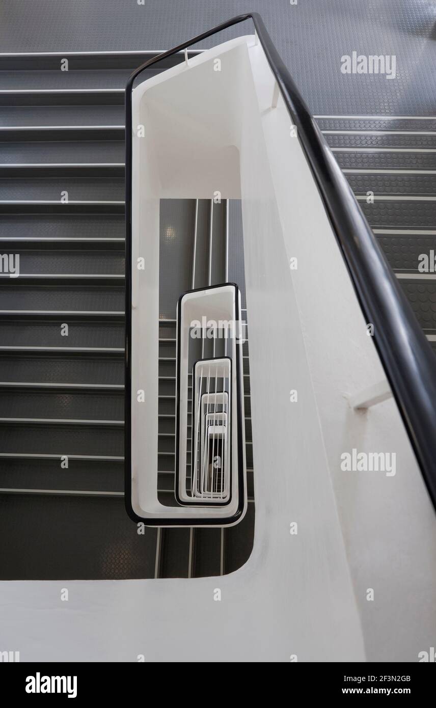 Staircase in The Newton Building Stock Photo - Alamy