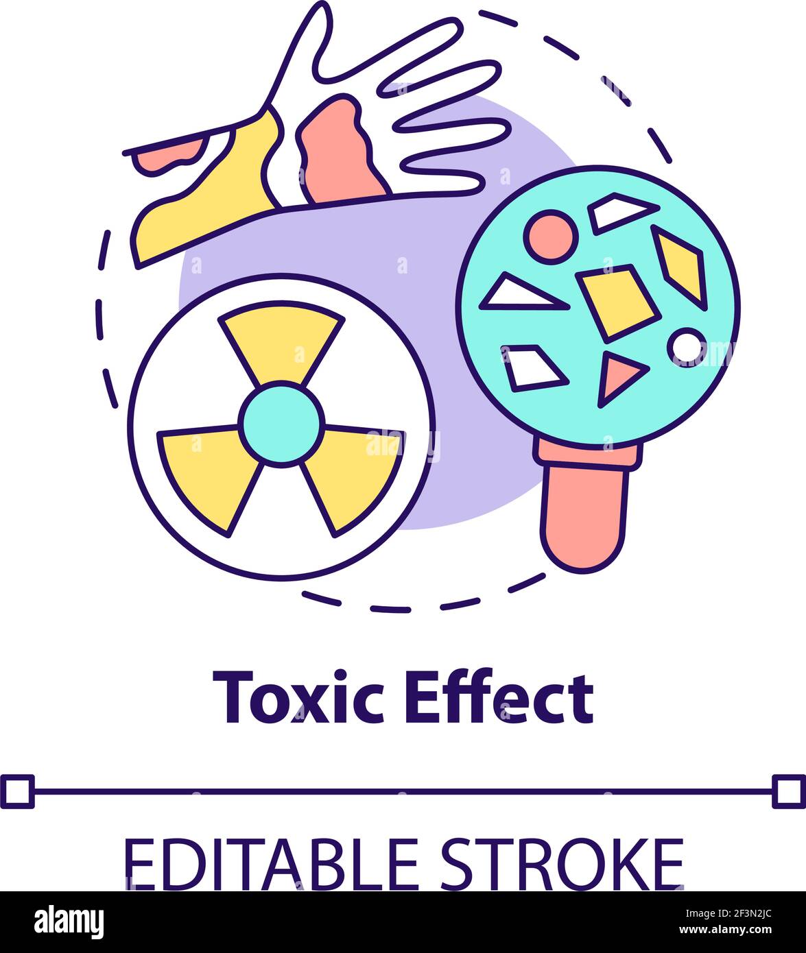 Toxic effect concept icon Stock Vector Image & Art - Alamy