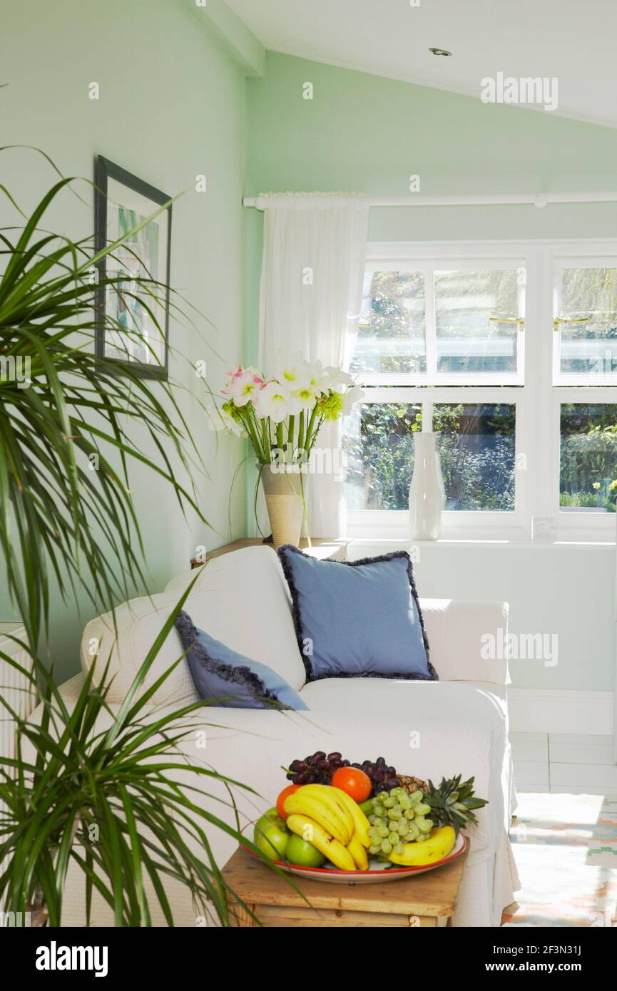 A sunlit day room come morning room Stock Photo - Alamy