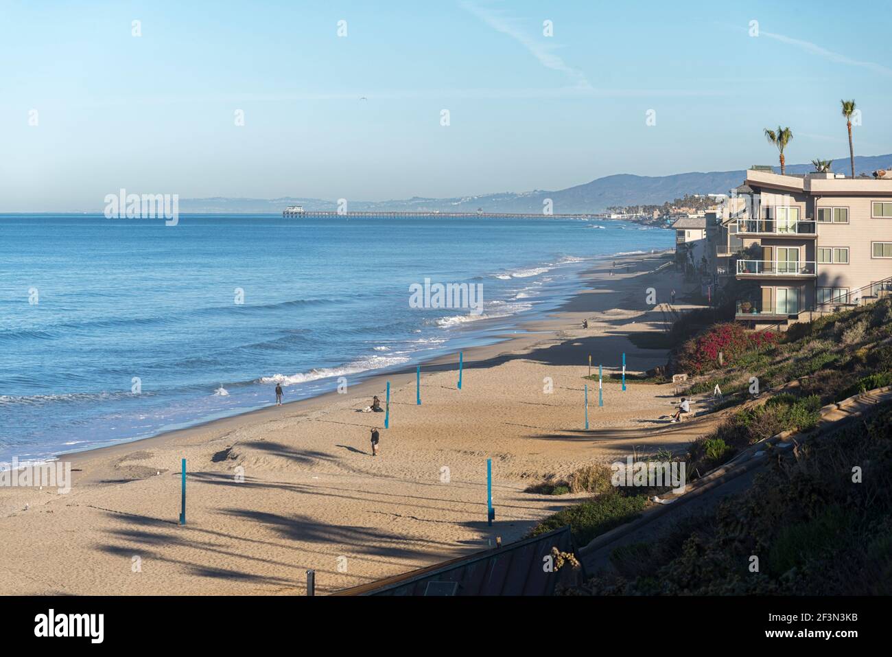 Winter morning with a view of Carlsbad State Beach. Carlsbad ...