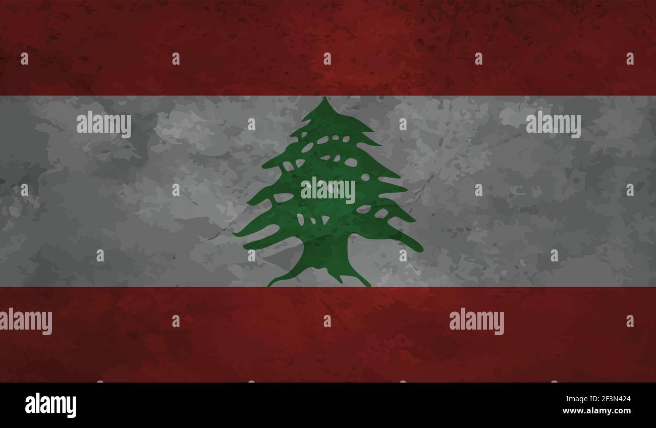 Lebanon flag in vertical Stock Vector Images - Alamy