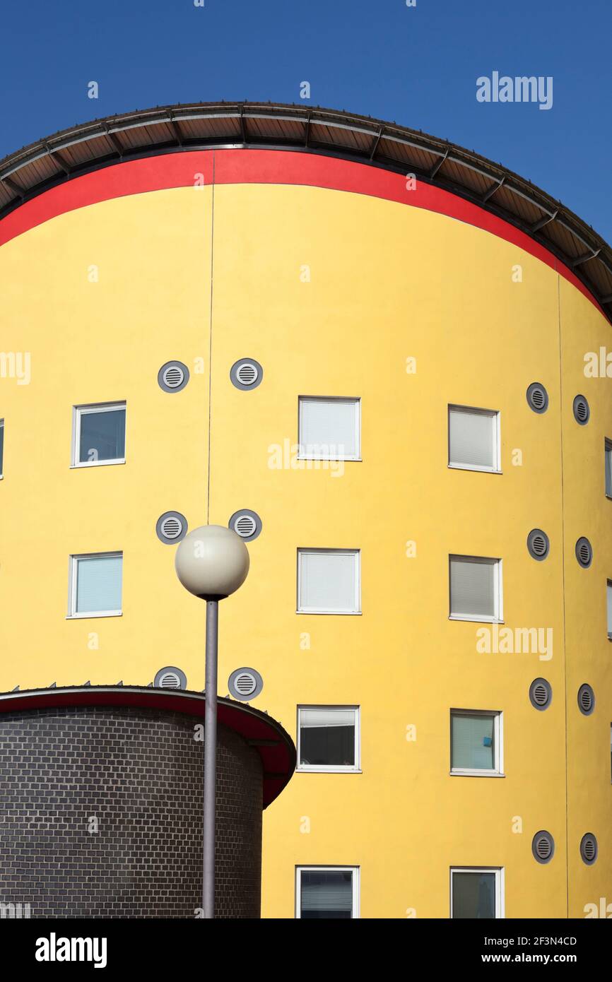 Exterior facade of the University of East London (UEL) Halls of ...