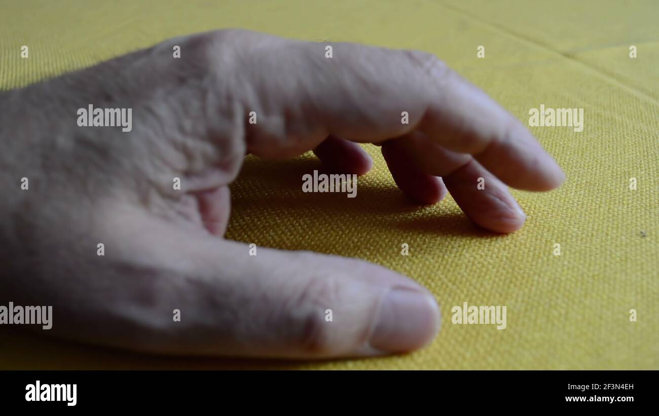 3D illustration - Hand on surface Stock Photo - Alamy