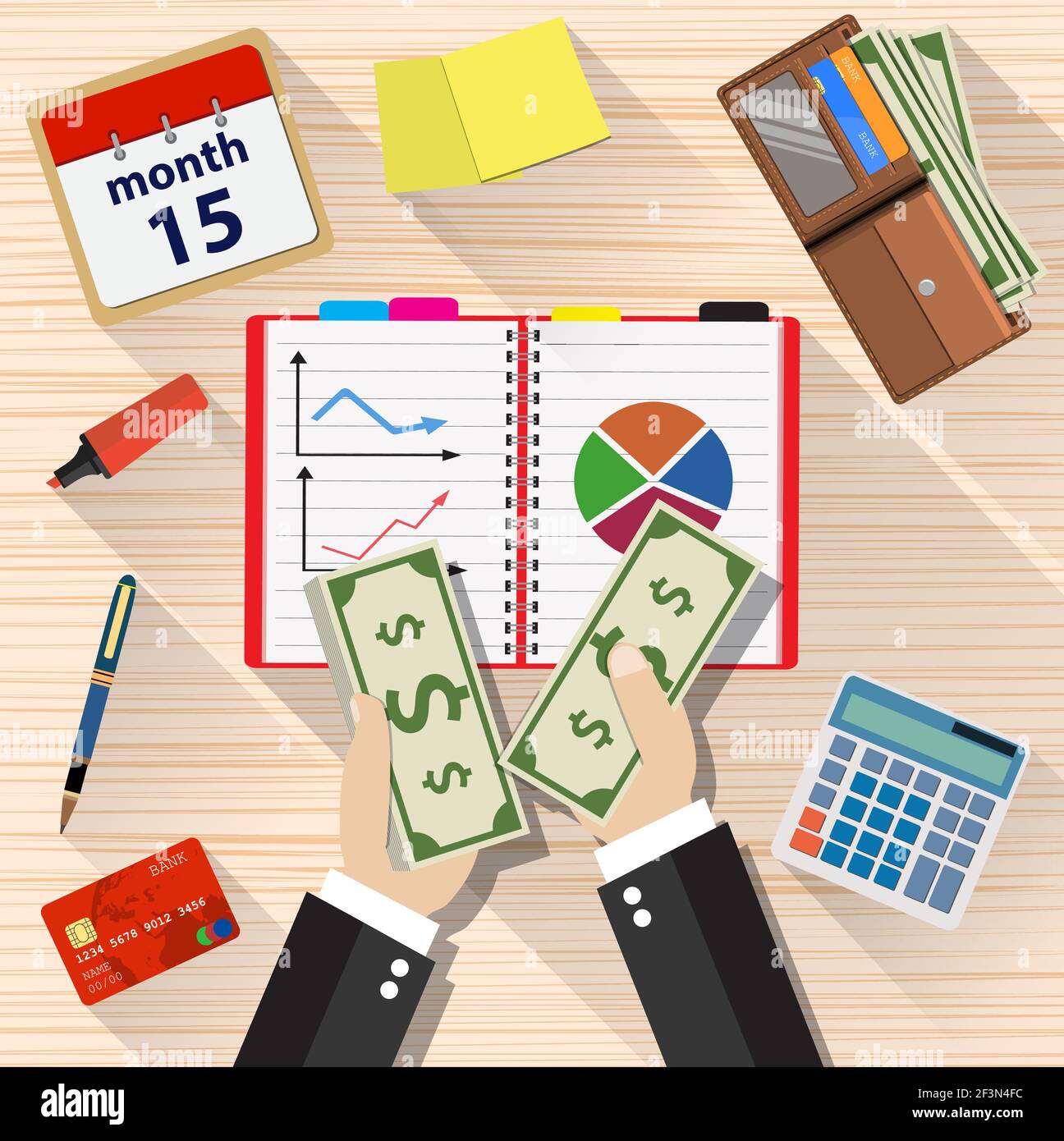 Banking concept text currency Stock Vector Images - Alamy