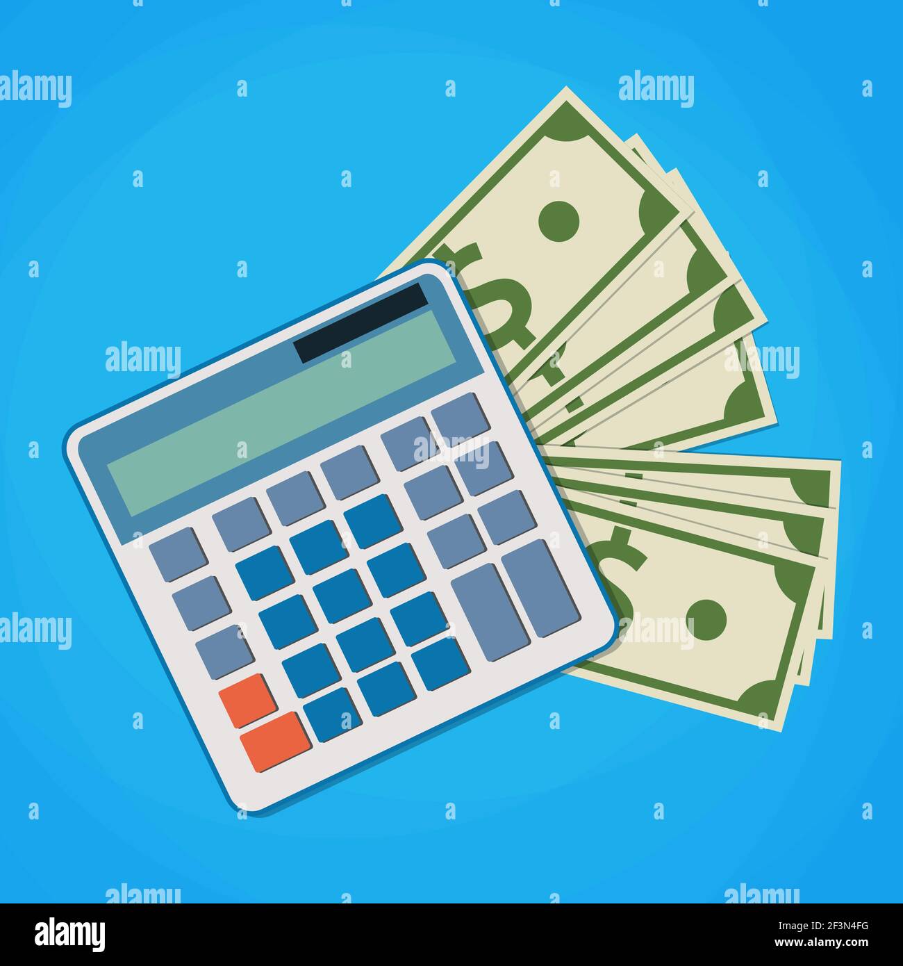 Vector financial icon in flat style Stock Vector Image & Art - Alamy