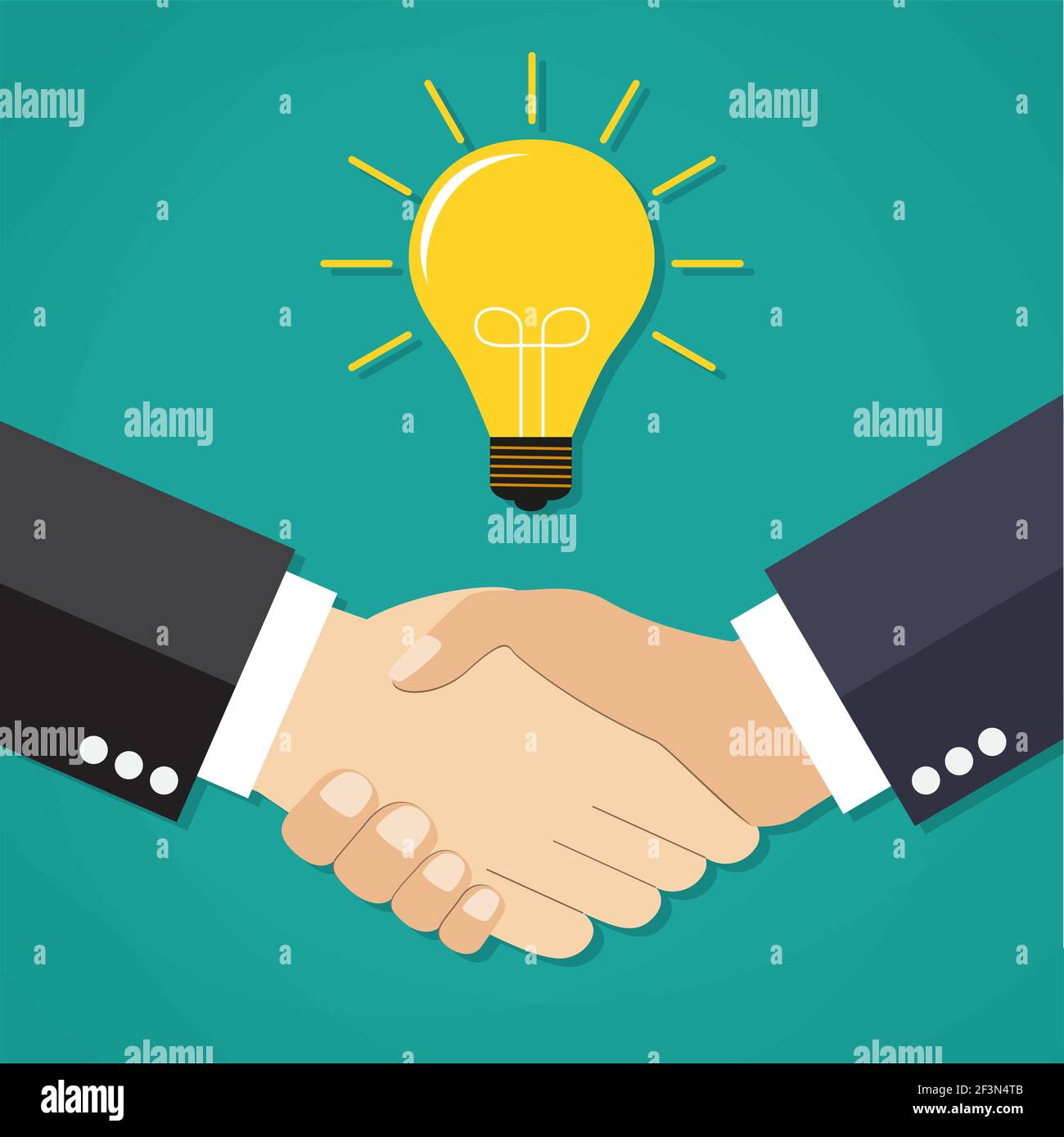 Hands together with money Stock Vector Images - Alamy