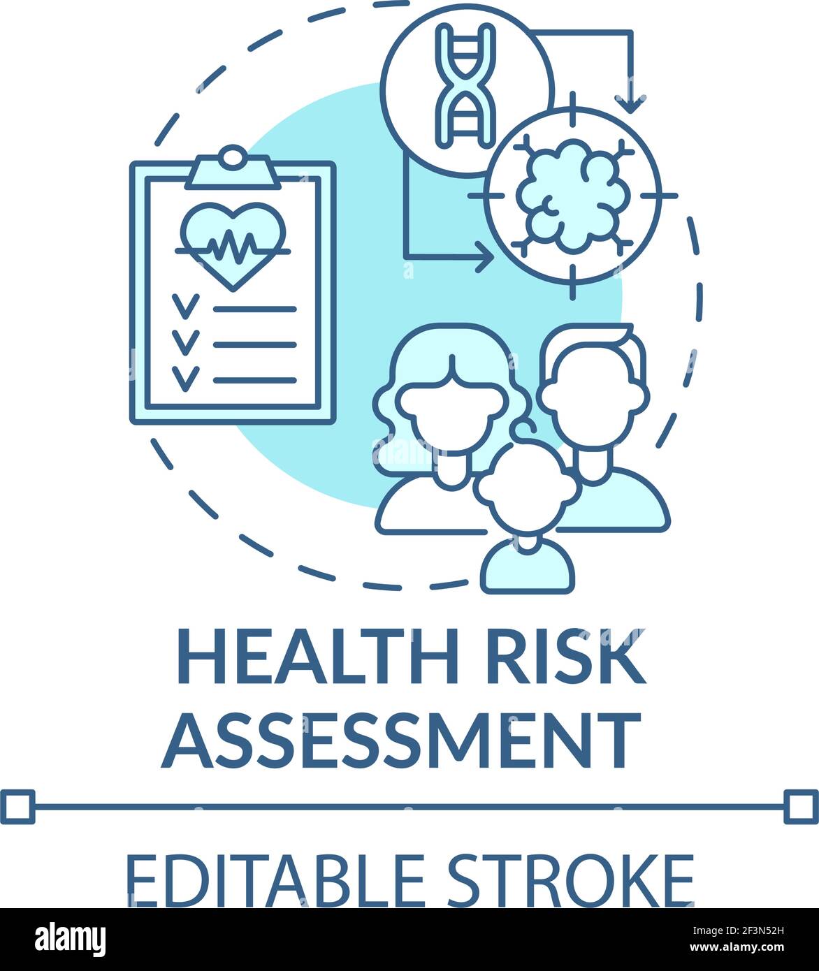 Health risk assessment blue concept icon Stock Vector Image & Art - Alamy Health risk assessment blue concept icon Stock Vector Image & Art - Alamy