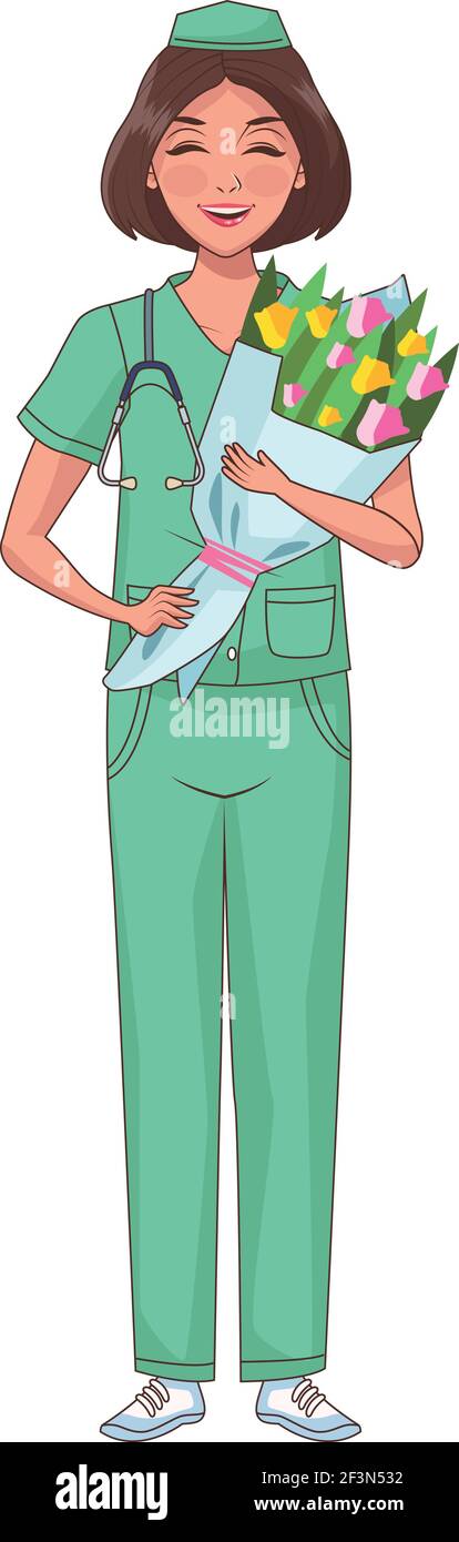 Hospital flowers Stock Vector Images - Alamy