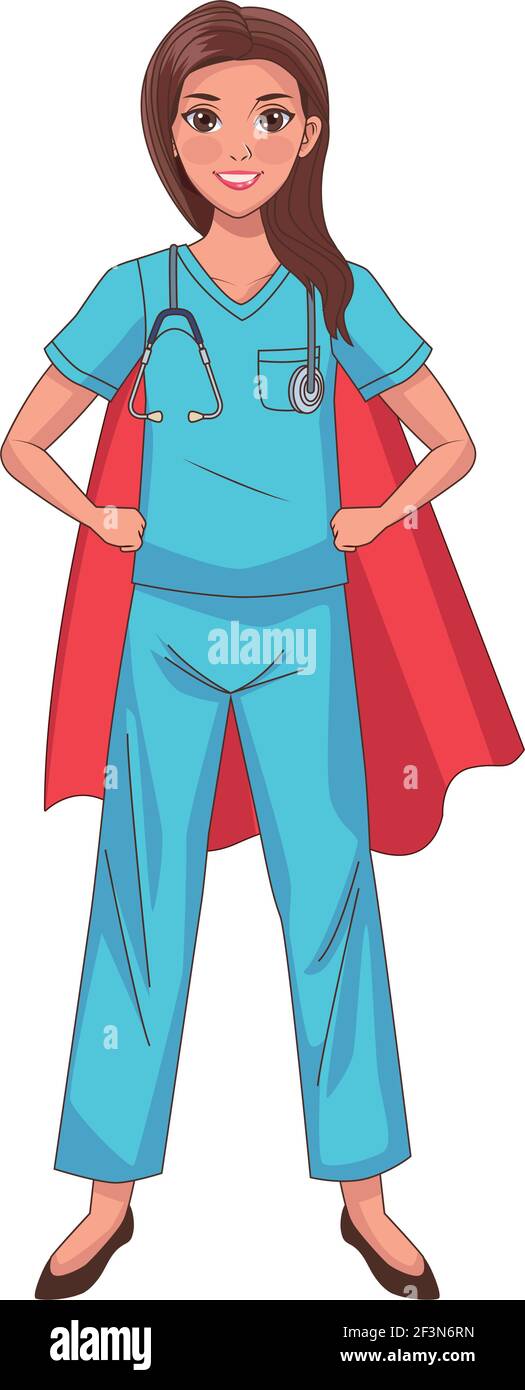 female doctor standing Stock Vector Image & Art - Alamy